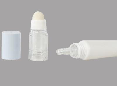 Cina Plastic Dropper Cosmetic Tube Packaging Eye Cream Essence Tube With Sponge Head Detachable in vendita