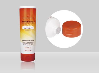 China D50mm  Custom Cosmetic Lotion Tubes  with Flip cap  Large capacity for sale