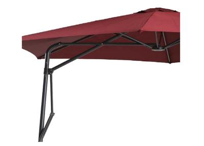 China 2.5M Steel Wrench Outdoor Hanging Umbrella Offset Hanging Patio Umbrella for sale