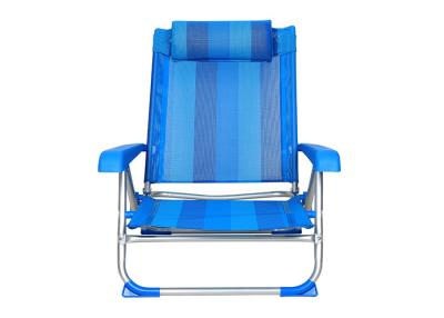 Cina Sedia d'acciaio all'aperto della sabbia della spiaggia dello zaino delle sedie di giardino del Recliner di Textilene in vendita