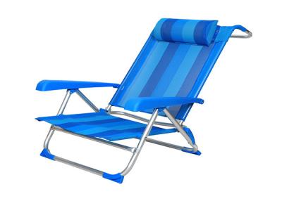 Cina Sedia d'acciaio all'aperto della sabbia della spiaggia dello zaino delle sedie di giardino del Recliner di Textilene in vendita