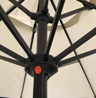China proteção UV de 4x4M Aluminum Outdoor Parasol para o hotel do lazer à venda