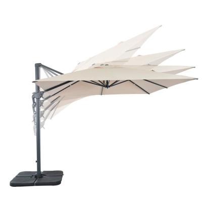 Κίνα μίνι ρωμαϊκό Parasol ομπρελών 2.7x2.7M υπαίθριο κρεμώντας με τα εύκαμπτα πλευρά προς πώληση