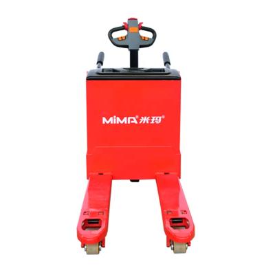 China Electric forklift 2 tons electric pallet trucks electric pallet jack with the pedal for sale