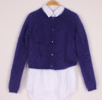 Cina Su misura benissimo tricotti i maglioni il cardigan di angora che Outwear i lavori o indumenti a maglia delle ragazze in vendita