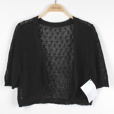 Cina L'indennità del jacquard tricotta la brevi viscosa/cotone della cima del cardigan del maglione dei maglioni in vendita
