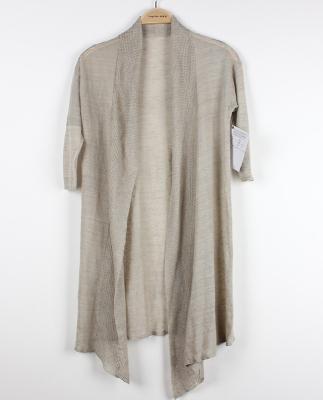Cina Il cavo sottile del cotone del cardigan tricotta la breve manica del maglione che tricotta il Jersey in vendita