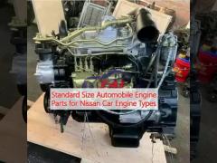 Partes de motores de automóveis de tamanho padrão para tipos de motores de automóveis Nissan