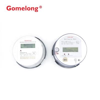 China Single phase ANSI 1S standard round socket energy meter for sale