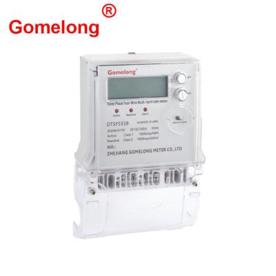 China CE Approved Industrial Three Phase Electronic Multi-rate Energy Meter With Communication for sale
