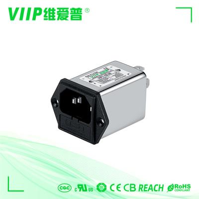 China IEC 110V/250VAC High Attenuation Power Entry Filters Nominale middenfrequentie 150KHZ-30MHZ for sale