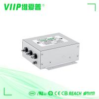 China 50A 3 Phase EMI Filter , Power Management System Three Phase Line Filter for sale