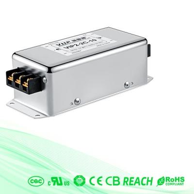 China Filtro trifásico EMI EMC linha de alimentação de passagem baixa 110/250VAC 100A à venda