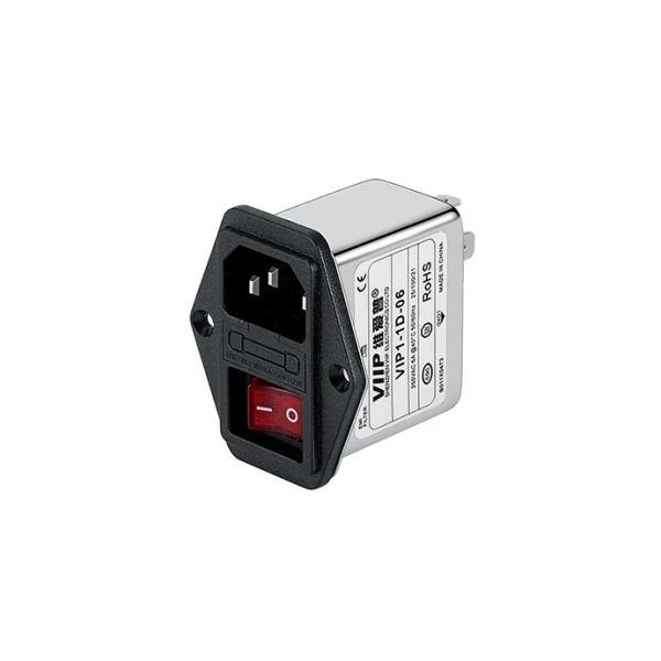 110V/250VAC Διορισμένη τάση EMI Φίλτρο γραμμής ηλεκτρικής ενέργειας με γραμμή 1450VDC σε γραμμή