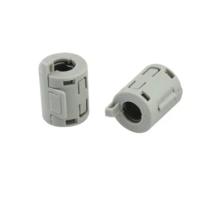 China Black Ferrite Core Clip On Ring for Improved Efficiency at 100KHz Frequency for sale