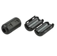 China 5mm Inner Size Black Flat Ferrite Core Plastic Cover For DVI Cable for sale