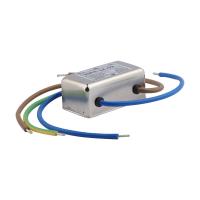China EMC EMI Filter with 500VDC Input Impedance and Low Pass Transfer Function for Panel or PCB Mount for sale