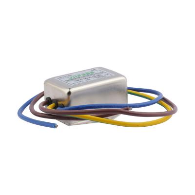 China Household Appliances EMI Interference Suppression Filter Panel Mount and PCB Mount Options for Noise Reduction in Electrical Devices for sale
