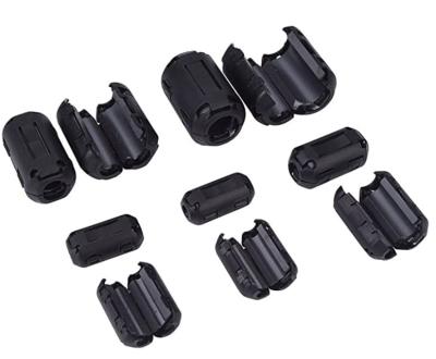 China Outerdiameter 12 Mm Snap On Ferrite Choke Designed for Electromagnetic Interference Suppression in Industrial Equipment for sale