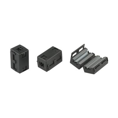 China Snap On Ferrite Choke with EMI RFI Noise Suppression Clip-On Design and NiZn Material for Enhanced Signal Integrity for sale