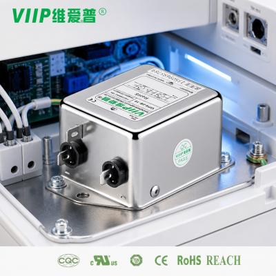 China VIP4-2B-10(B042Q0551) VIIP EMC Power Filter Component, Reliable Single-Phase Filter Device Specialized in Restraining Power Line Disturbance for All Kinds of Electronic Equipment for sale