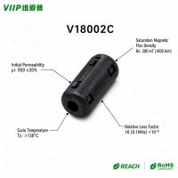 China V18002C Ferrite Core Clip Type EMI Noise Suppressor Magnetic Ring For Audio Video Data Cable EMC Solution for sale