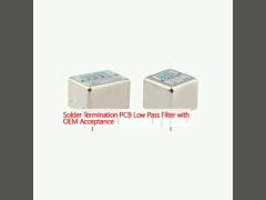 Professionele soldeerterminatie-PCB-laagdoorlaatfilter met terugkeerverlies van 20 dB en impedance van 50 Ohm