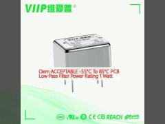 OEM -55°C tot 85°C PCB Low Pass Filter Power Rating 1 Watt Voor signaalconditioning
