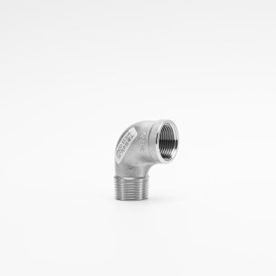 中国 ASME B120.1 NPTスレッドステンレス鋼管肘 3 8 Npt 90度ストリート肘 販売のため