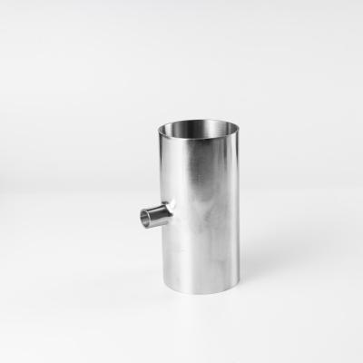 China Beverage Industry SS316L Sanitary Stainless Steel Fittings Food Grade Steel Reducing Tee for sale