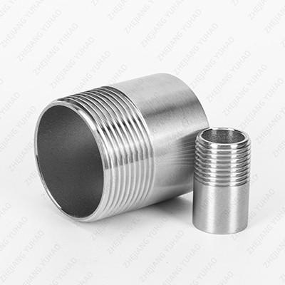 中国 ステンレス鋼溶接ニップル継手 316 304 炭素鋼 BSP NPT ねじ 販売のため