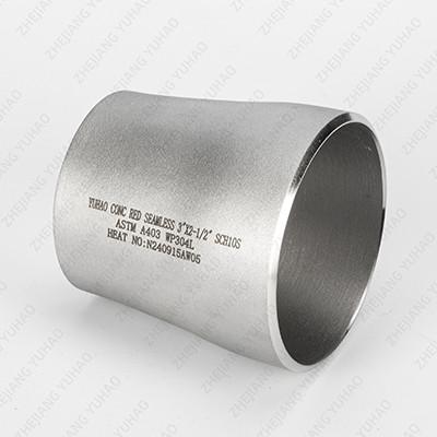 China Sch5-SCH160 Stainless Steel Butt Welded Fittings Sand Rolled SS Concentric Reducer for sale