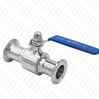 Cina Valvola a sfera a connessione rapida in acciaio inossidabile con estremità a morsetto in vendita