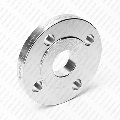 China Stainless Steel Plate Flange RF Raised Face with ASTM A182 F316 Material and Class 300 Pressure Rating Featuring Serrated Finish Sealing Surface for sale