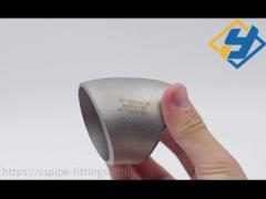 Stainless Steel Butt Welded Pipe Fittings 45 degree elbow
