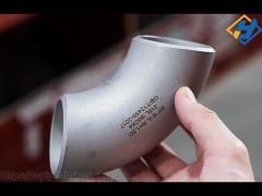 SCH20-SCH180 스테인리스 스틸 팔꿈치 BW Butt 용접 파이프 픽팅 90도 LR 화학용 팔꿈치 304L