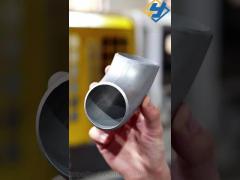 ASME B16.9 304 304L 스틸 90도 스테인리스 팔꿈치 BW Butt 용접 파이프 부착 LR 팔꿈치