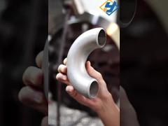 Stainless Steel Butt Welded Pipe Fittings 180 degree elbow