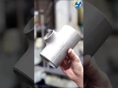 Stainless Steel Butt Welded Pipe Fittings Reducing Tee