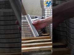 304SS Stainless Steel Pipe Fittings BSPT 200MM Cast Stainless Steel Fittings Barrel Nipple