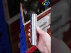 Stainless Steel TOE Nipple BSP Male X 150mm Long Custom Size Single Threading Weld Nipple