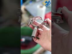 Stainless Steel Screwed Pipe Fittings Pipe Support Pipe Bracket