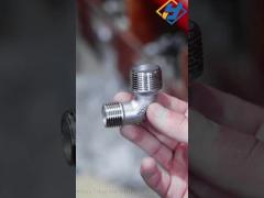 Stainless Steel Elbow 90 Degree Large and Small Head Reducing Threaded with Variable Diameter Inner