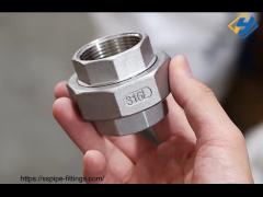 316L Stainless Steel Fitting Theard Union High Level of Perfection Variety of Industries