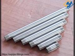 New Double-Ended Outer Wire Nipple Stainless Steel Polished Surface Quick Delivery