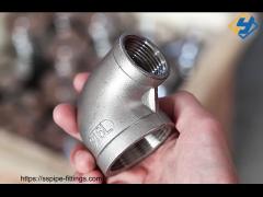 OEM, ODM Stainless Steel Screwed Pipe Fittings 316L Female Thread Reducing Elbow