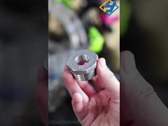 Stainless Steel Hexagonal Bushing With Internal And External Thread Casting Technique NPT BSP