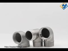 BSPT, BSPP, NPT, R/RP, PT, etc. Stainless Steel Screwed Pipe Fittings  Female Thread Elbow