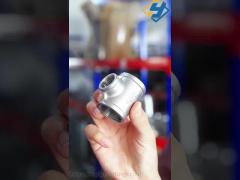 ASTM A312 304 304L 316 316L Stainless Steel Screwed Pipe Fittings Female Reducing Tee