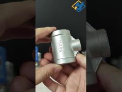 ANSI,AISI B16.5, AISI B16.47, AISI B16. Stainless Steel Screwed Pipe Fittings Female Reducing Tee